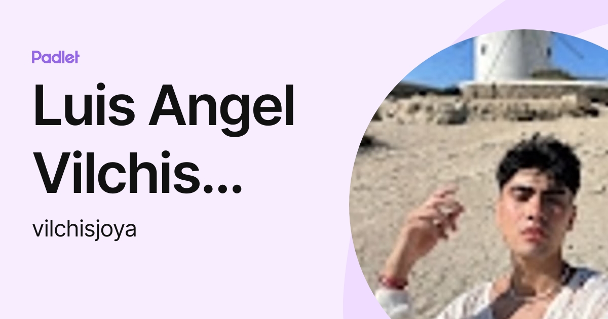 Luis Angel Vilchis Joya (vilchisjoya) profile | Padlet