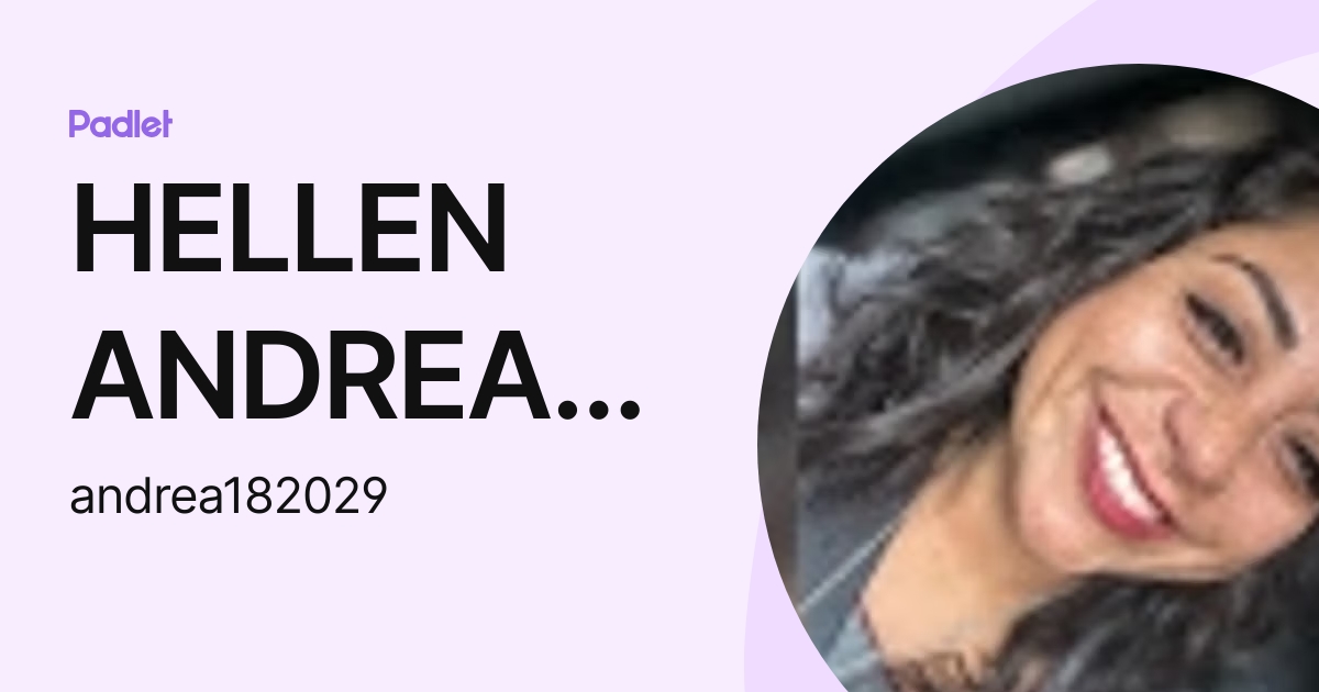 HELLEN ANDREA HUARACHA (andrea182029) profile | Padlet