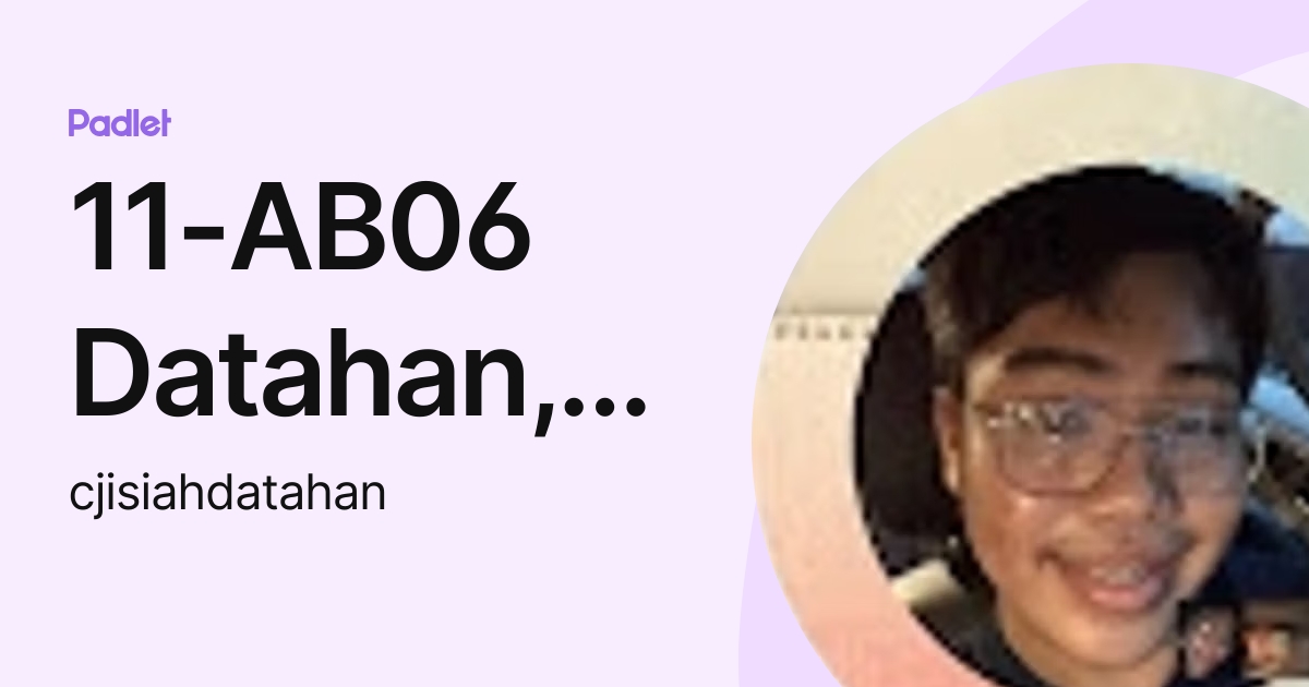 11-AB06 Datahan, Christopher Johan Isiah Y. (cjisiahdatahan) profile ...