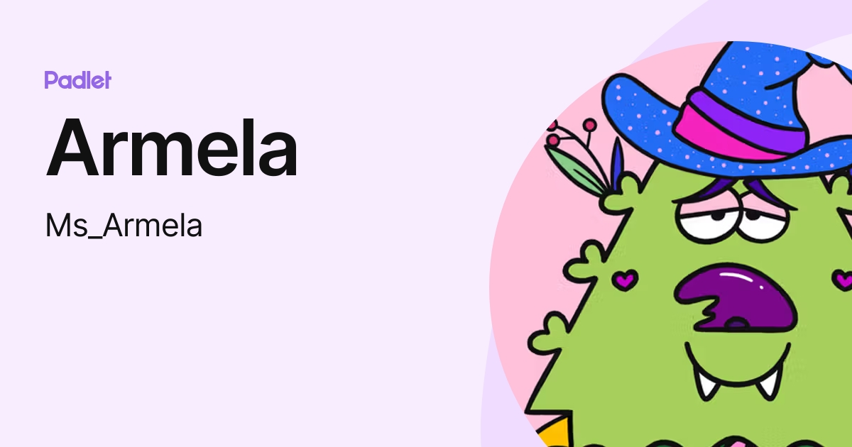 Armela (Ms_Armela) profile | Padlet