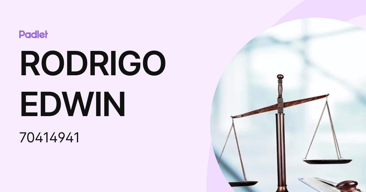 RODRIGO EDWIN (70414941) perfil | Padlet