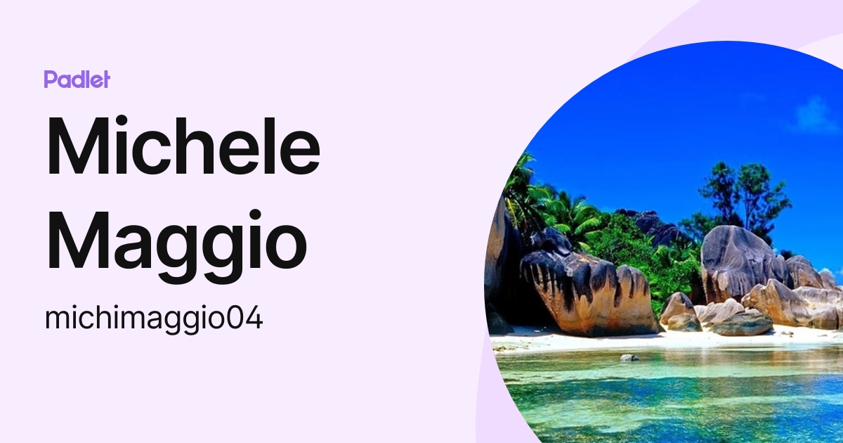 Michele Maggio (michimaggio04) profile | Padlet