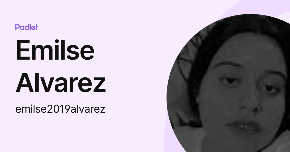 Emilse Alvarez (emilse2019alvarez) profile | Padlet