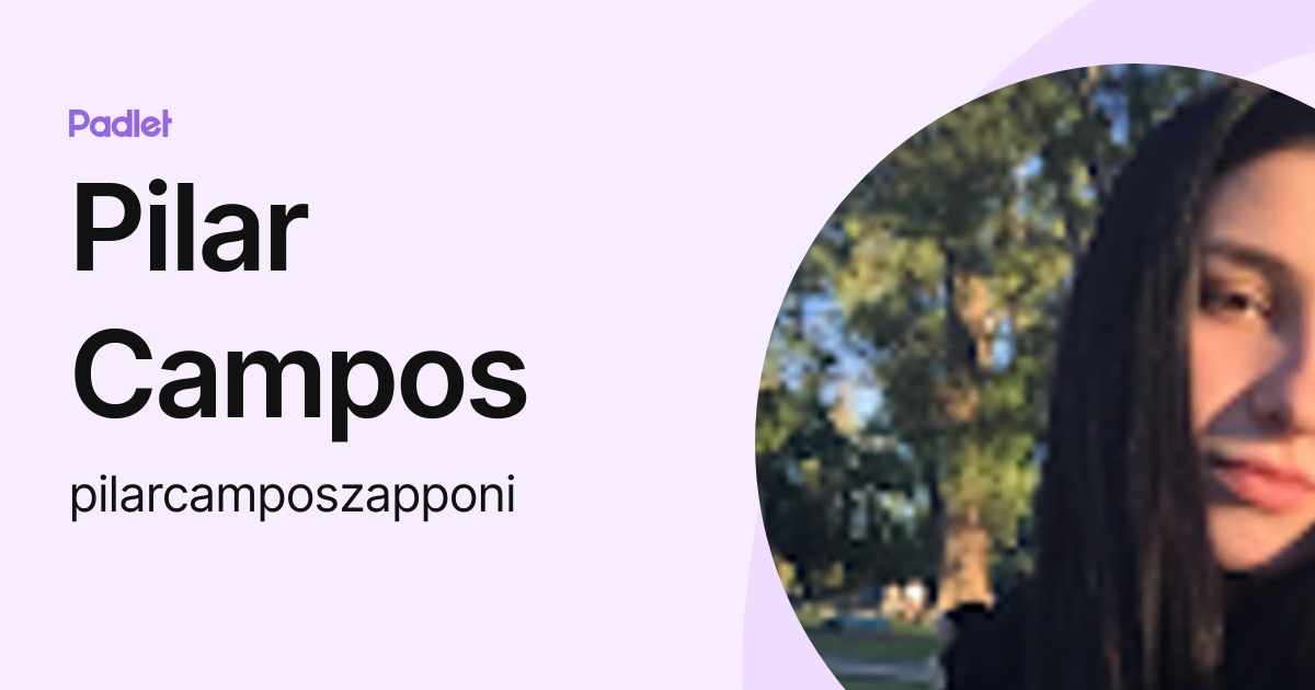 Pilar Campos (pilarcamposzapponi) profile | Padlet