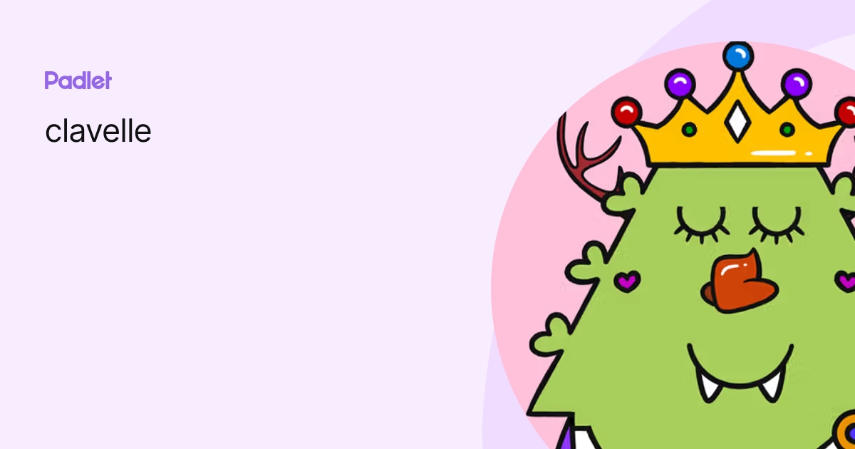 clavelle profile | Padlet