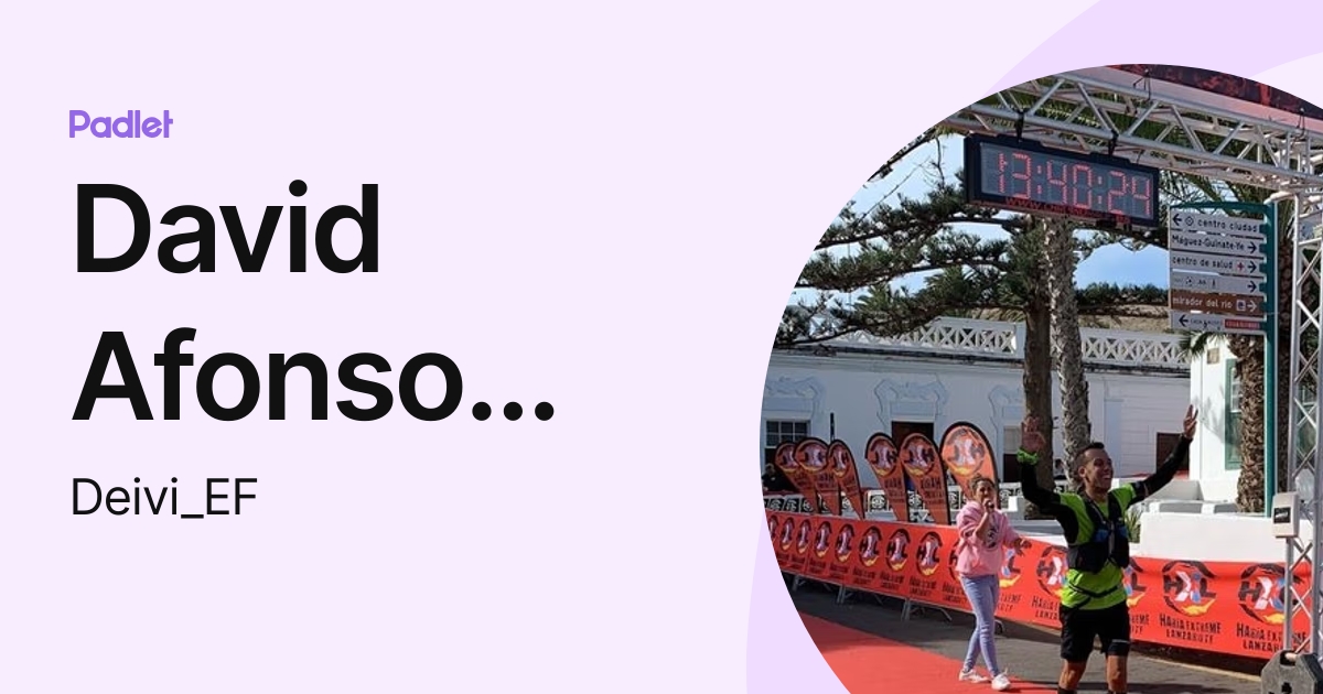 David Afonso Sáenz (Deivi_EF) profile | Padlet