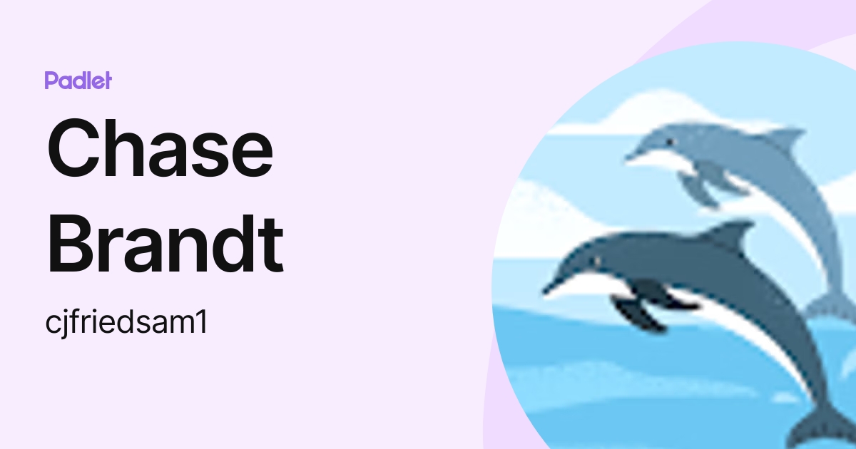 Chase Brandt (cjfriedsam1) profile | Padlet
