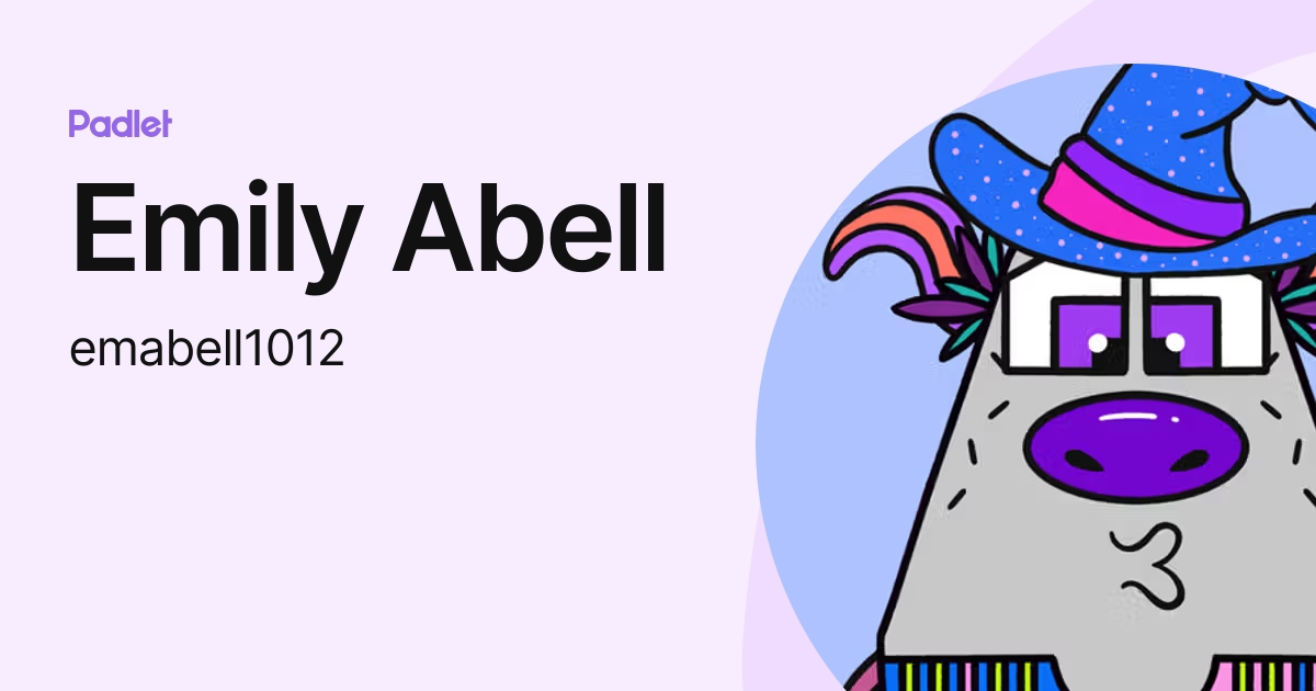 Emily Abell (emabell1012) profile | Padlet