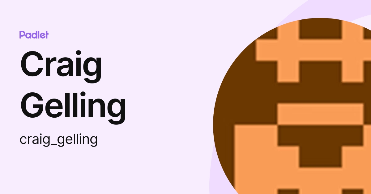 Craig Gelling (craig_gelling) profile | Padlet