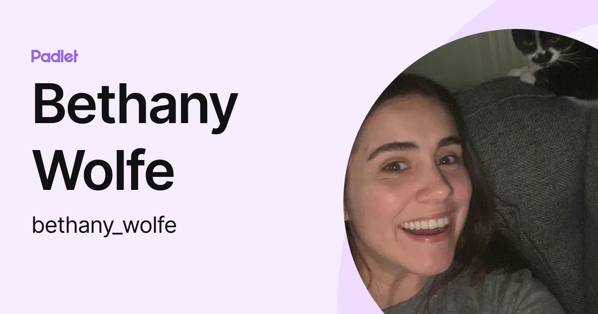 Bethany Wolfe (bethany_wolfe) profile | Padlet