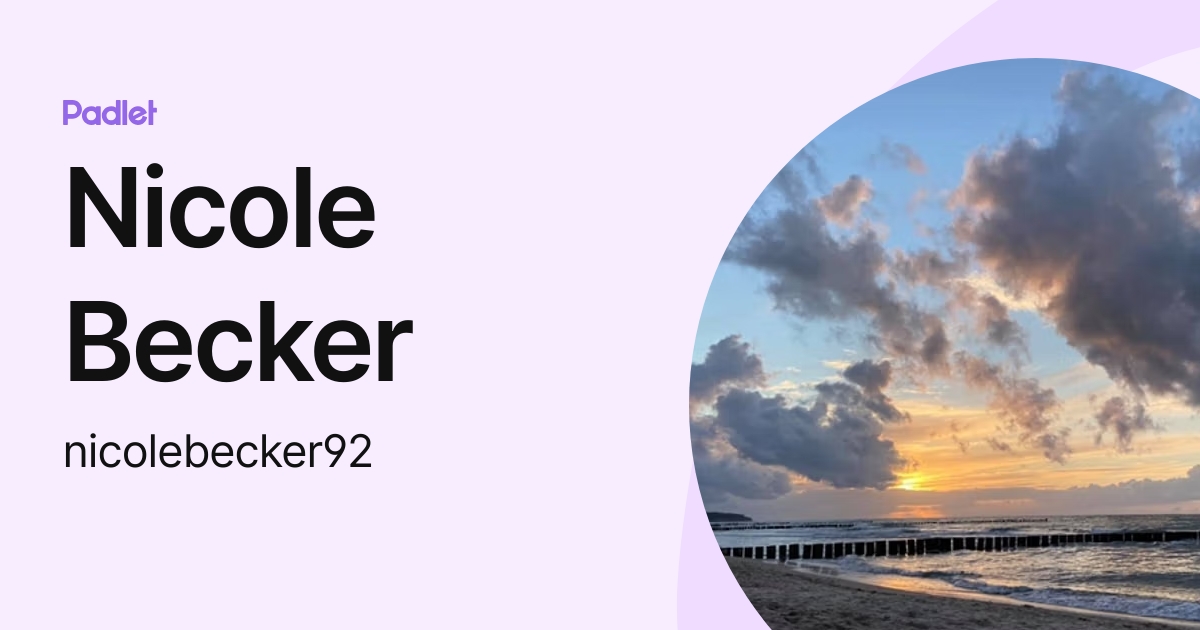 Nicole Becker (nicolebecker92) profile | Padlet