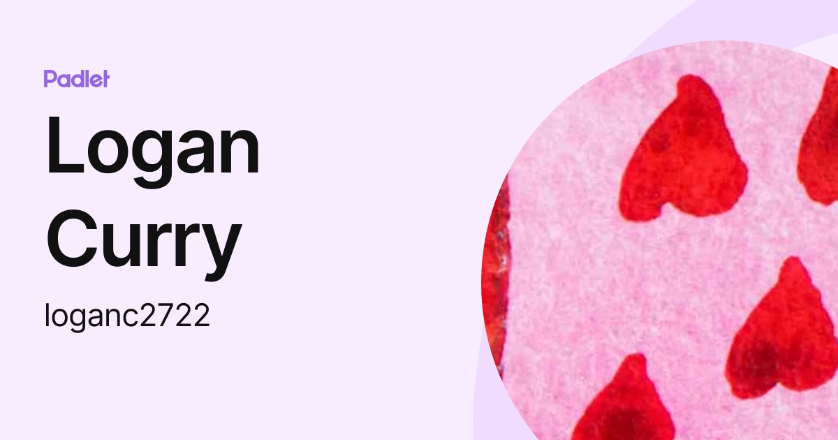 Logan Curry (loganc2722) profile | Padlet