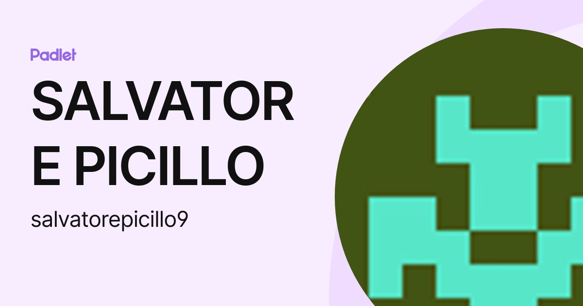 SALVATORE PICILLO (salvatorepicillo9) profile | Padlet