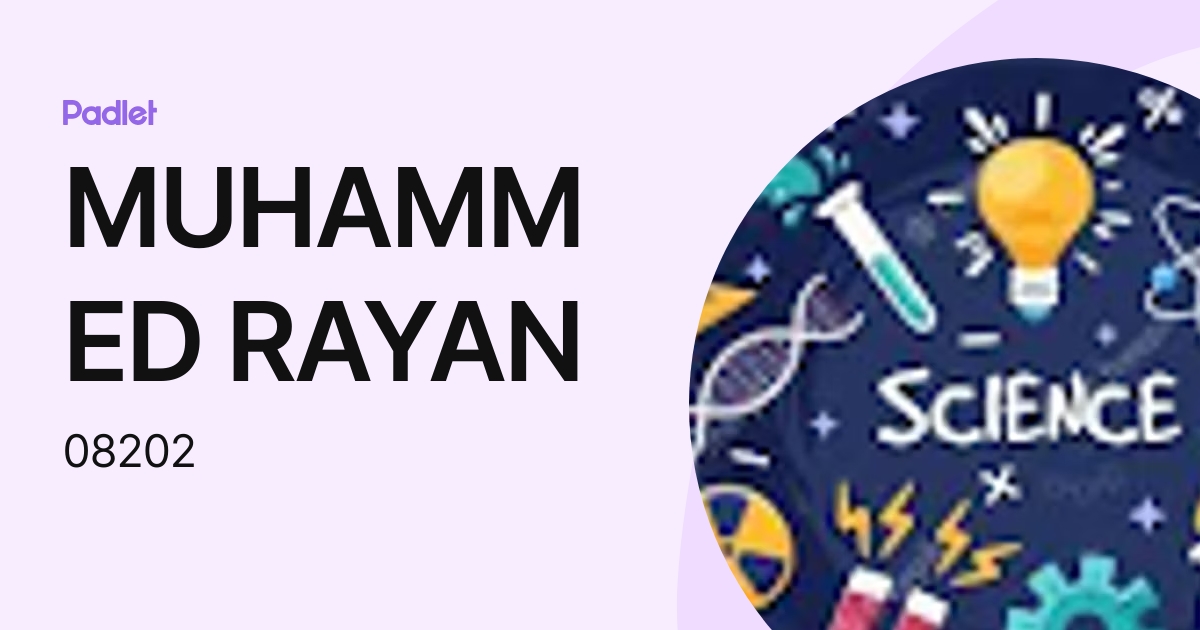 MUHAMMED RAYAN (08202) profile | Padlet