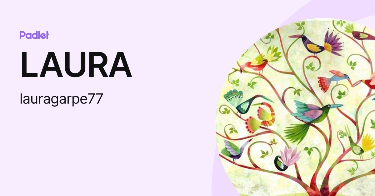LAURA (lauragarpe77) profile | Padlet