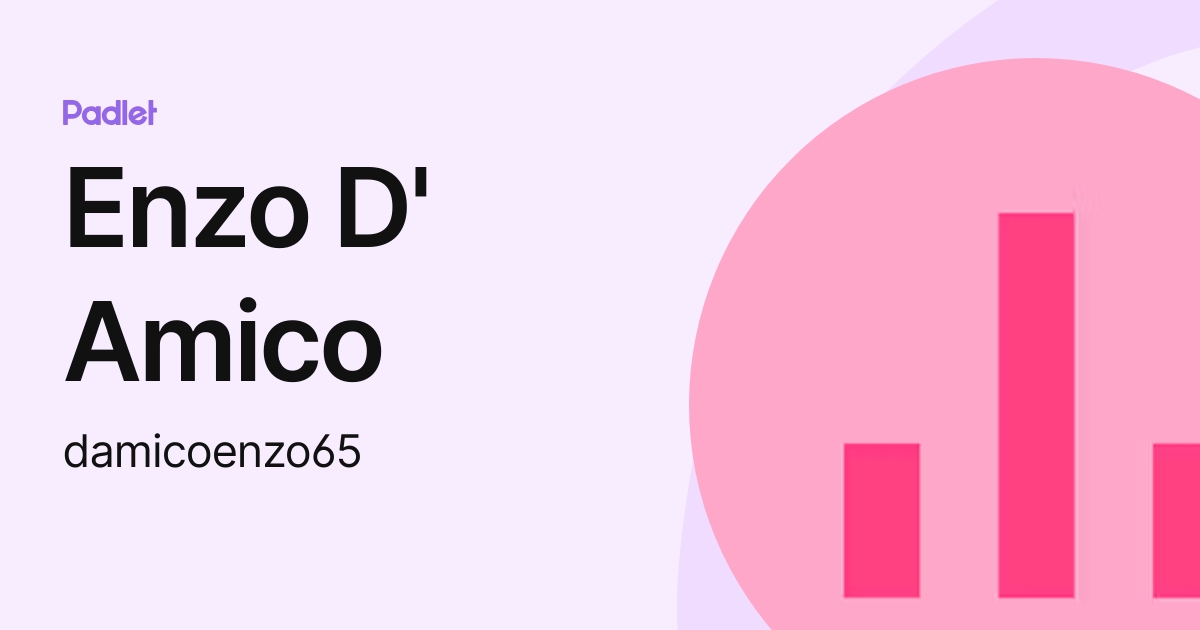 Enzo D' Amico (damicoenzo65) profile | Padlet