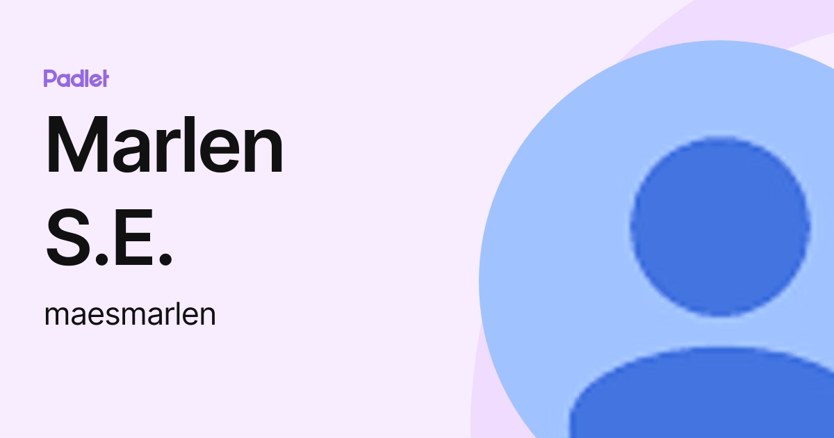 Marlen S.E. (maesmarlen) perfil | Padlet