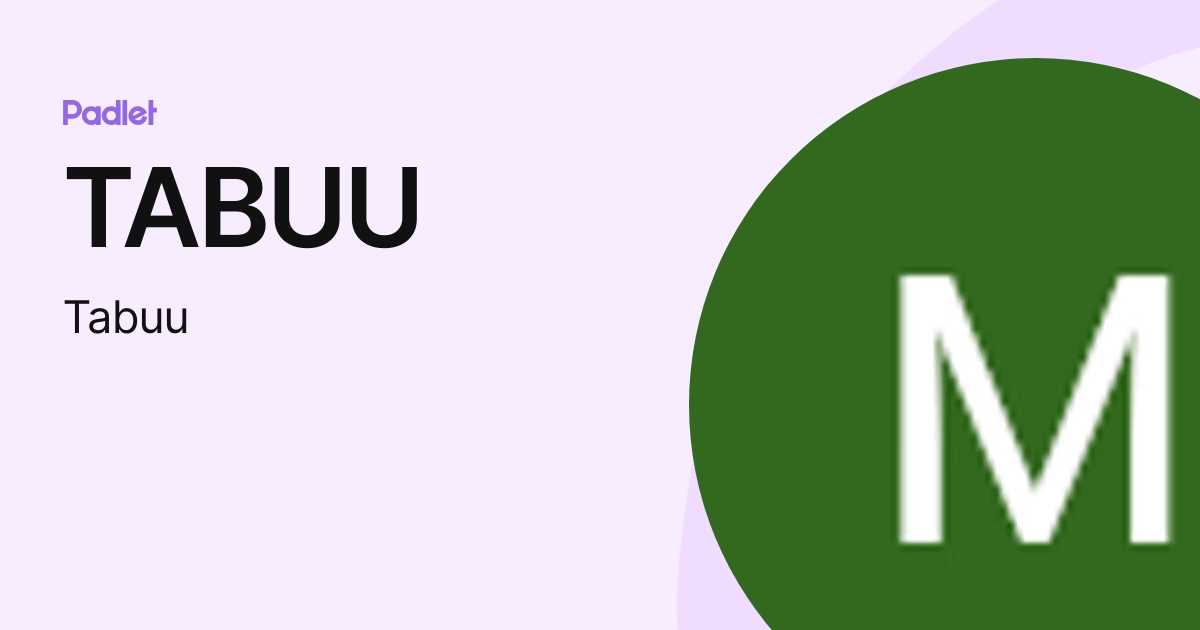 TABUU (Tabuu) profile | Padlet