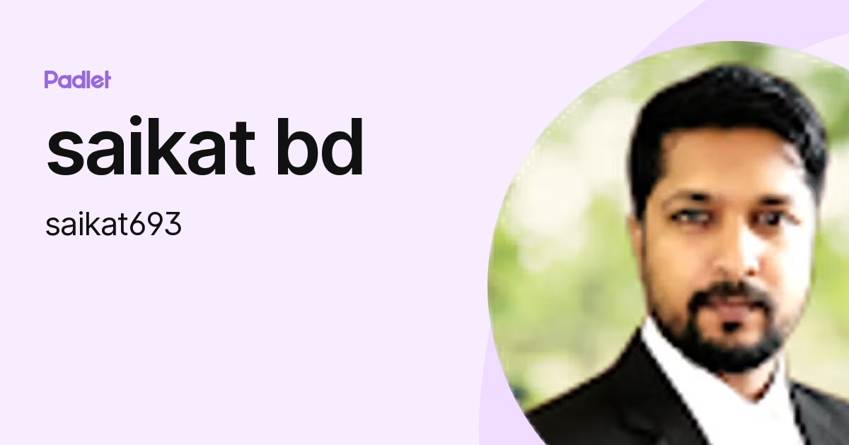 saikat bd (saikat693) profile | Padlet