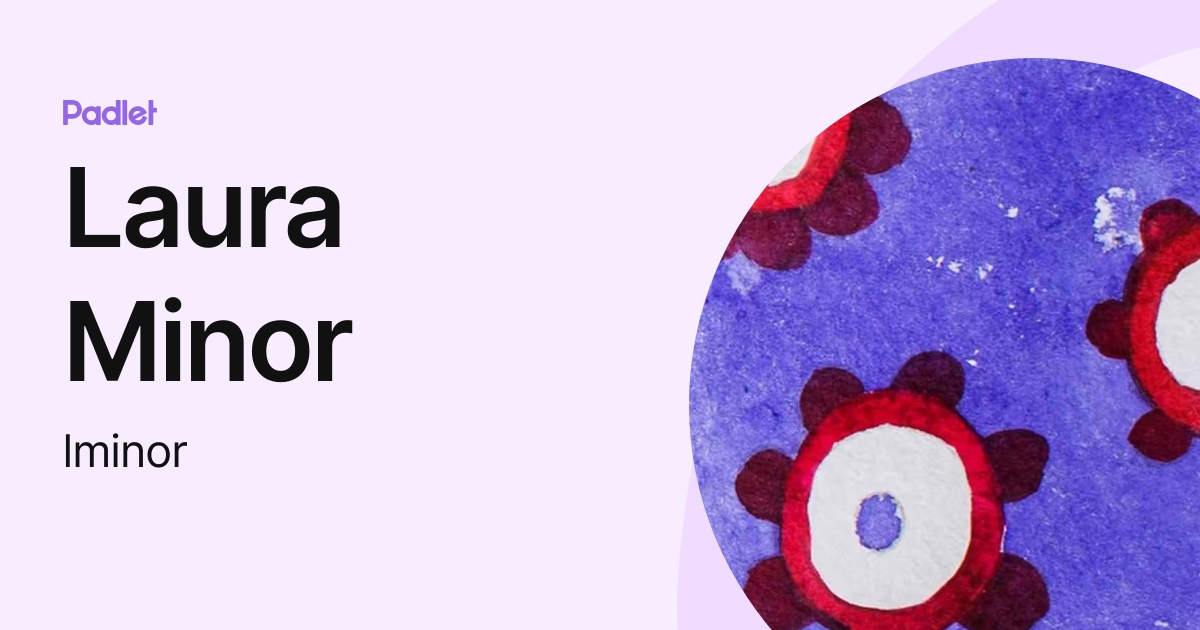 Laura Minor (lminor) profile | Padlet