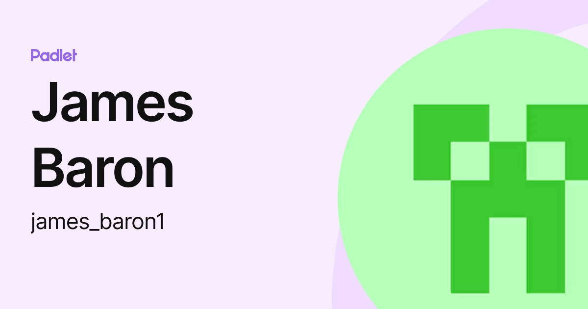James Baron (james_baron1) profile | Padlet