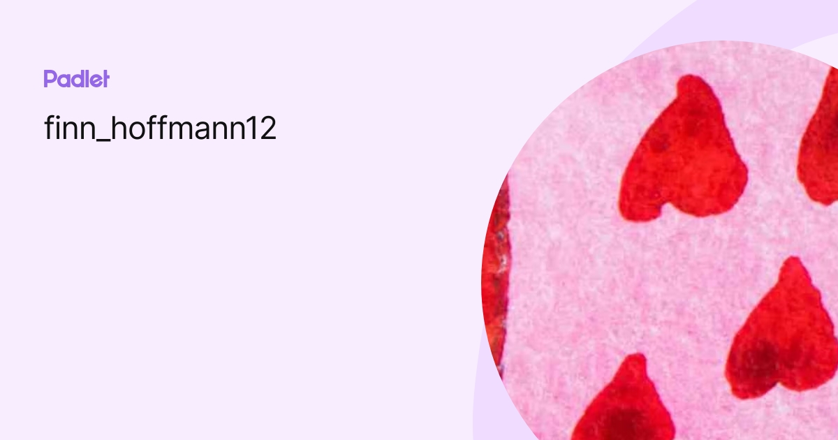 finn_hoffmann12 profile | Padlet