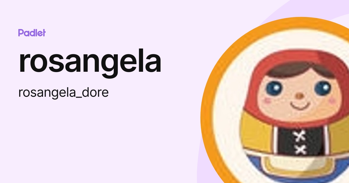 rosangela (rosangela_dore) profile | Padlet