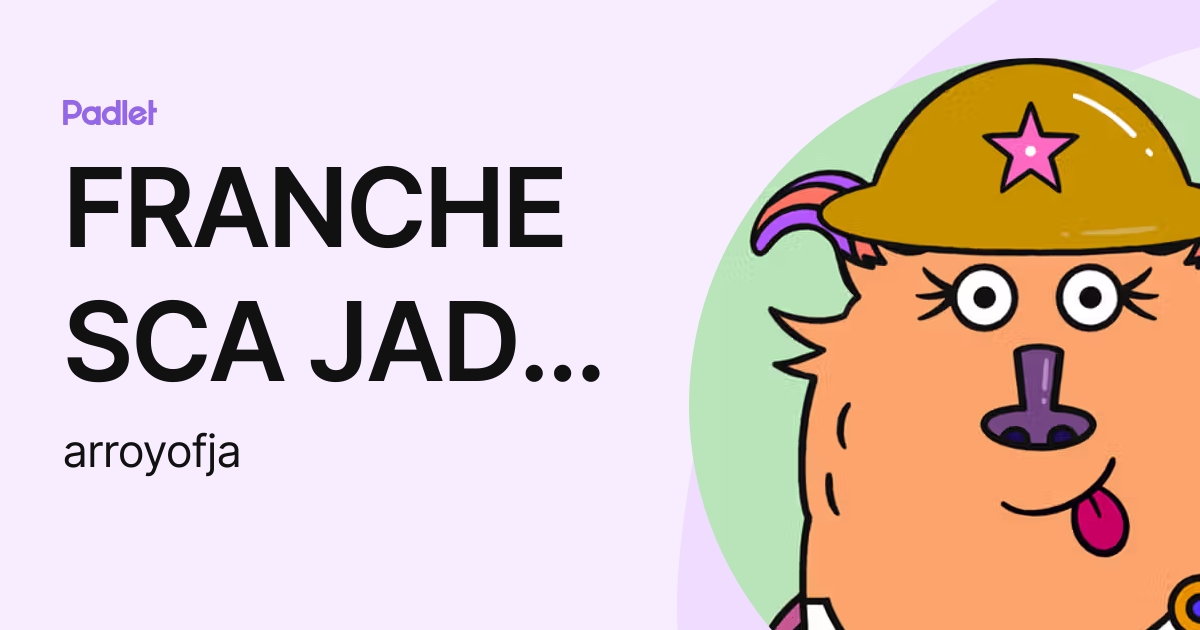 FRANCHESCA JADE ARROYO (arroyofja) profile | Padlet