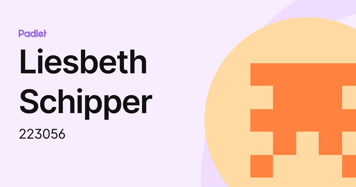 Liesbeth Schipper (223056) profile | Padlet