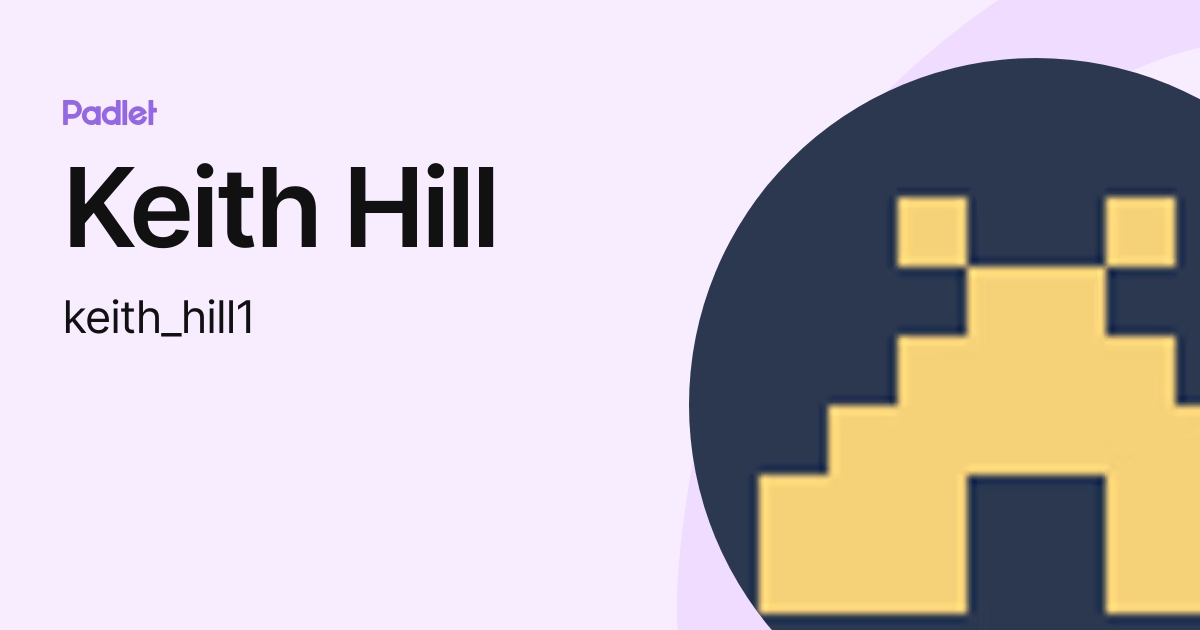 Keith Hill (keith_hill1) profile | Padlet