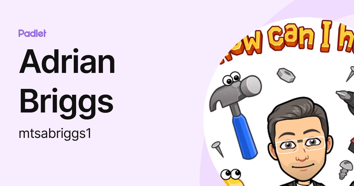 Adrian Briggs (mtsabriggs) profile | Padlet