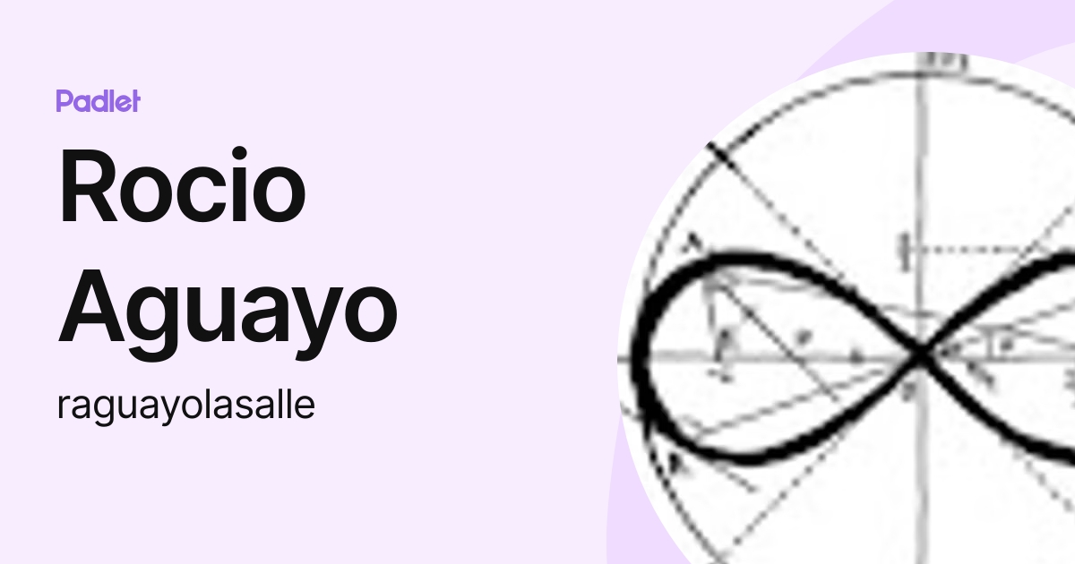Rocio Aguayo (raguayolasalle) perfil | Padlet