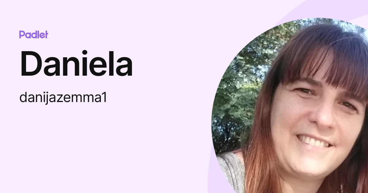 Daniela (danijazemma1) profile | Padlet