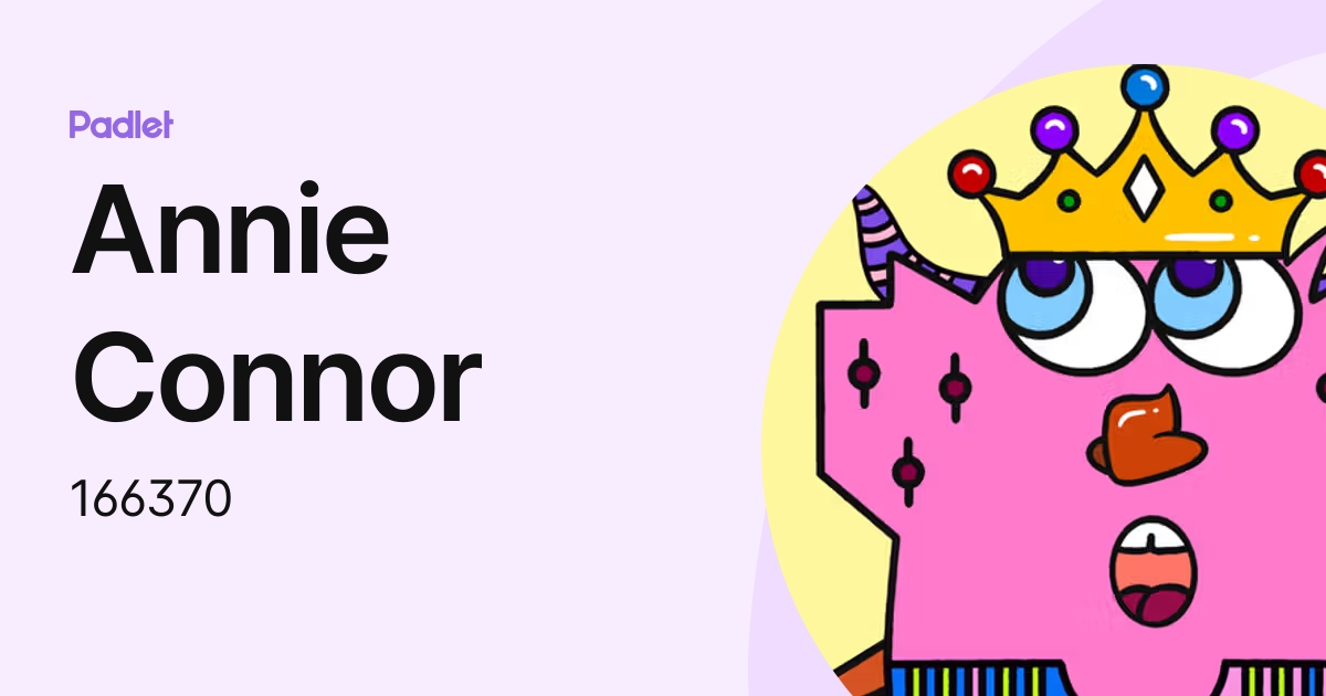 Annie Connor (166370) profile | Padlet