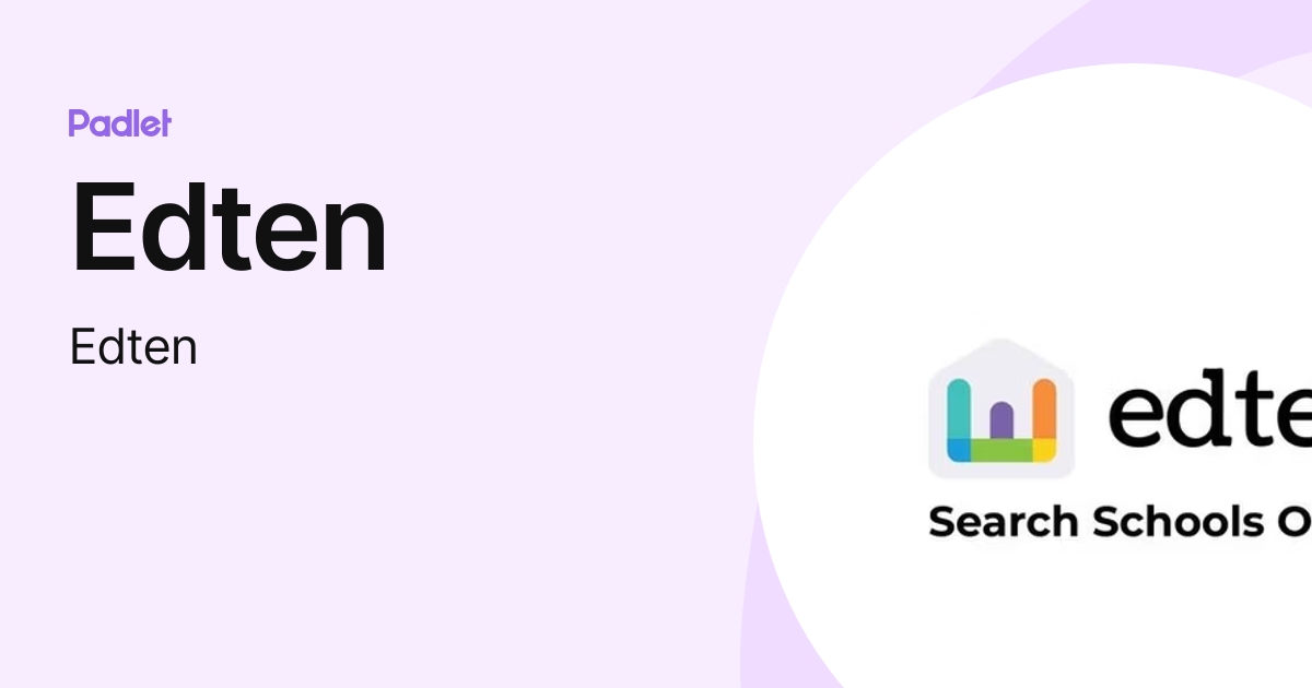 Edten (Edten) profile | Padlet