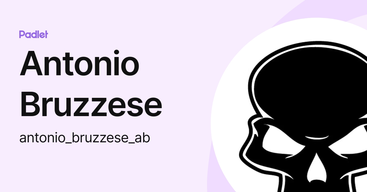 Antonio Bruzzese (antonio_bruzzese_ab) profile | Padlet
