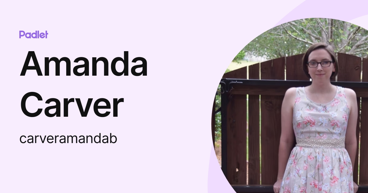 Amanda Carver (carveramandab) profile | Padlet