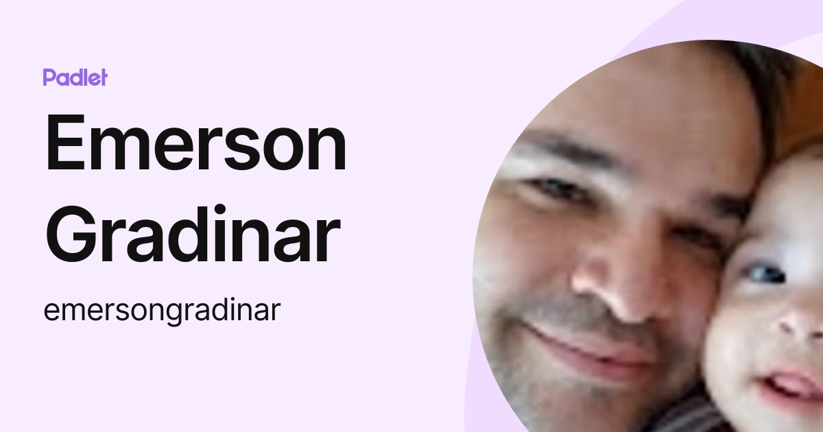 Emerson Gradinar (emersongradinar) profile | Padlet