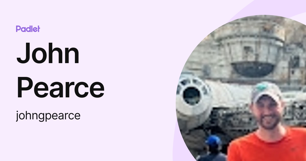 John Pearce (johngpearce) profile | Padlet