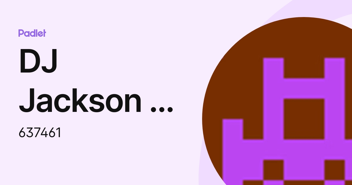 DJ Jackson - Tomken Road MS (1153) (637461) profile | Padlet