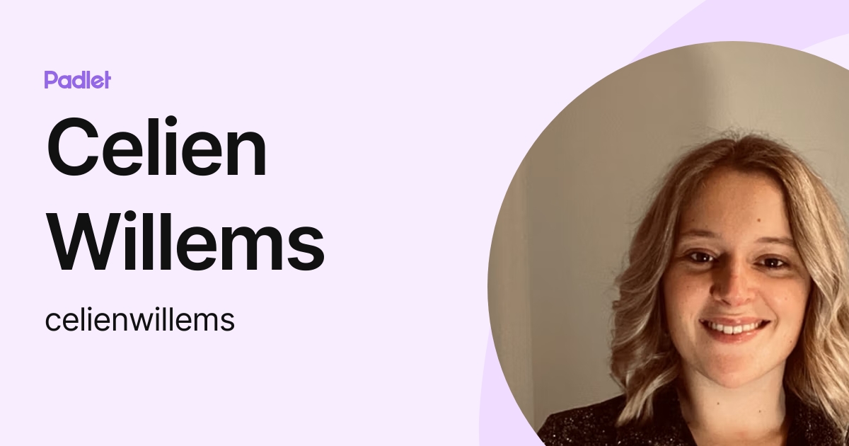 Celien Willems Celienwillems Profile Padlet