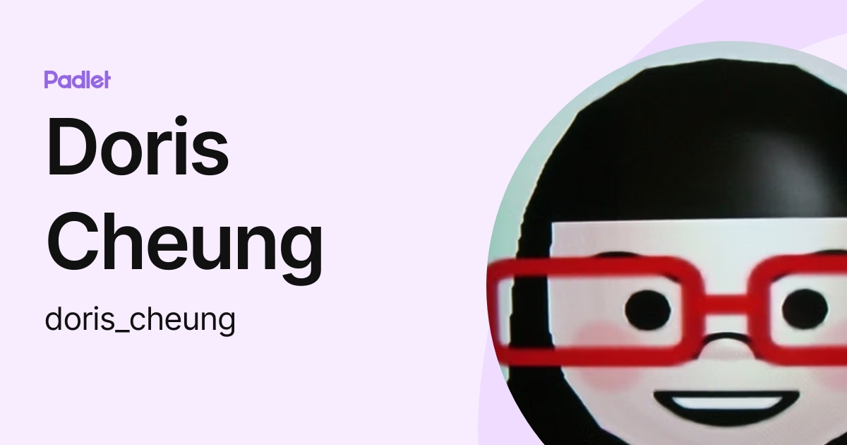 Doris Cheung (doris_cheung) profile | Padlet
