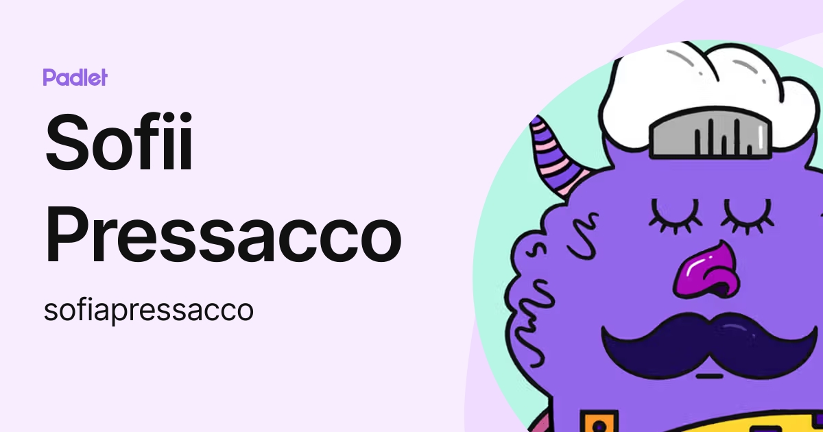 Sofii Pressacco (sofiapressacco) profile | Padlet