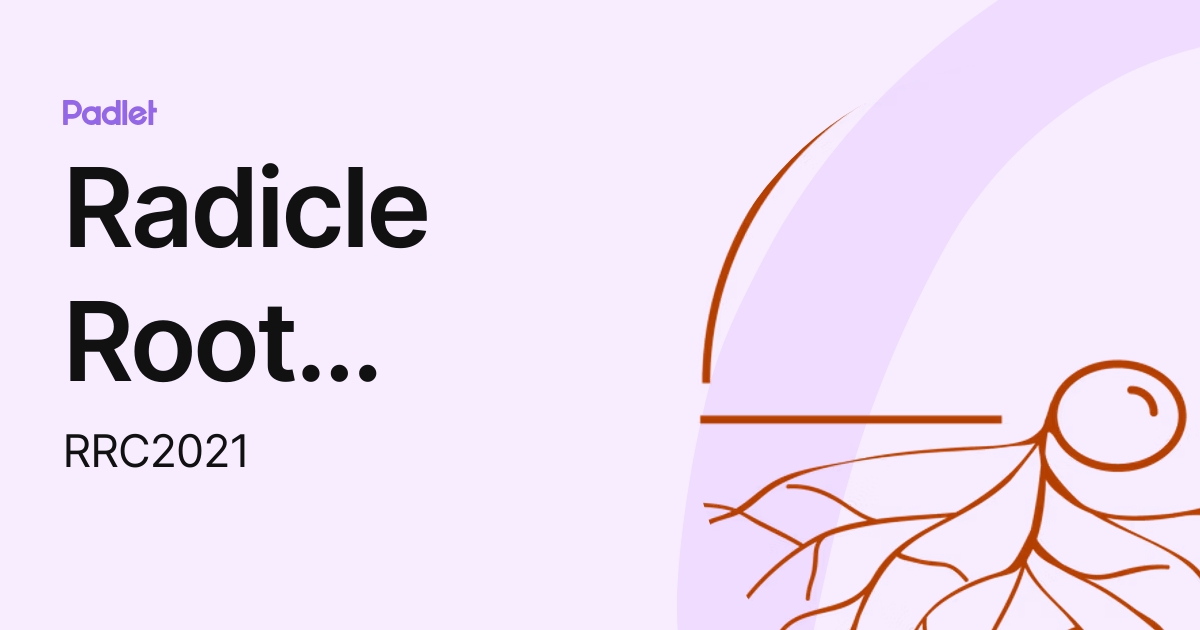 Radicle Root Collective (RRC2021) profile | Padlet