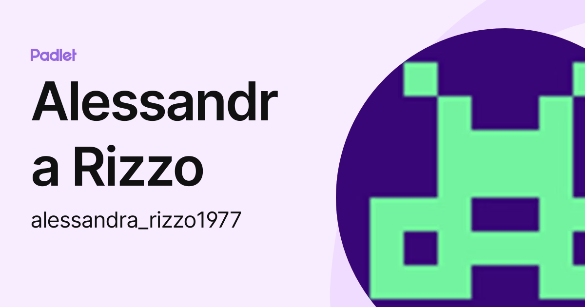 Alessandra Rizzo (alessandra_rizzo1977) profile | Padlet