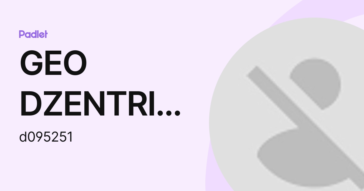 GEO DZENTRI AHMAT (d095251) profile | Padlet