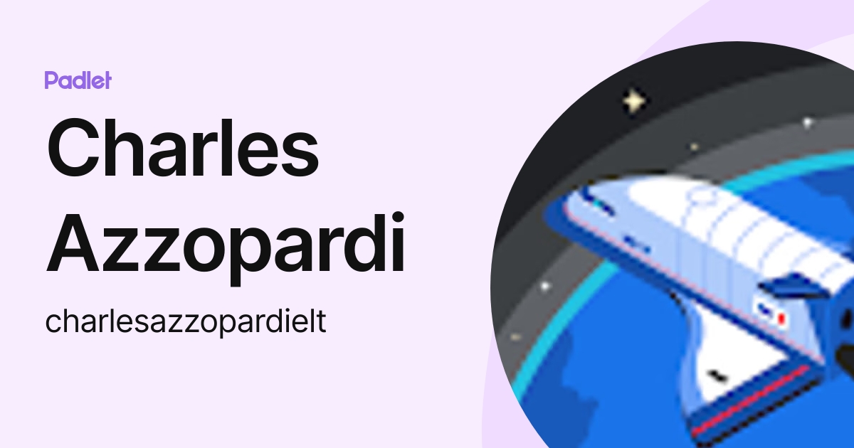 Charles Azzopardi (charlesazzopardielt) profile | Padlet