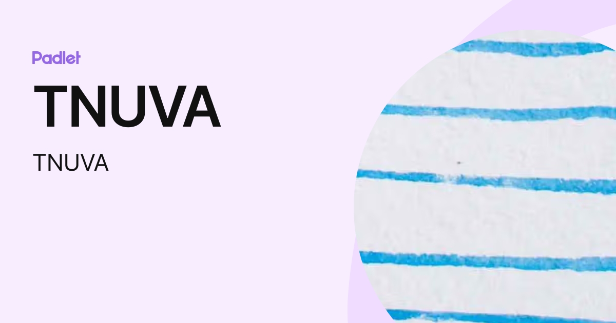 TNUVA (TNUVA) profile | Padlet
