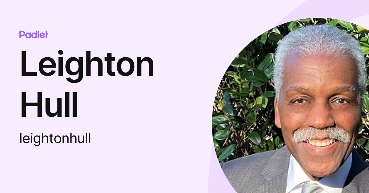 Leighton Hull (leightonhull) profile | Padlet