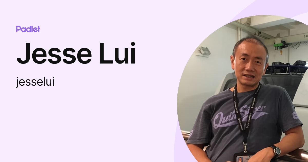 Jesse Lui (jesselui) profile | Padlet